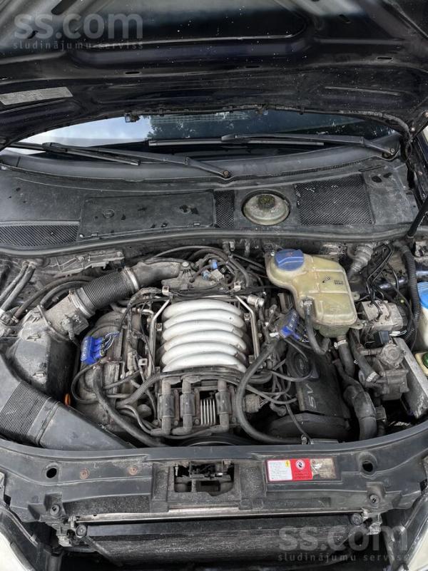 Blue Audi A6 1997 in Liepaja, with an engine capacity of 2.40 L and mileage of 380 thousand km for 1650 €, photo 8 on AUTOMOTO.COM.LV