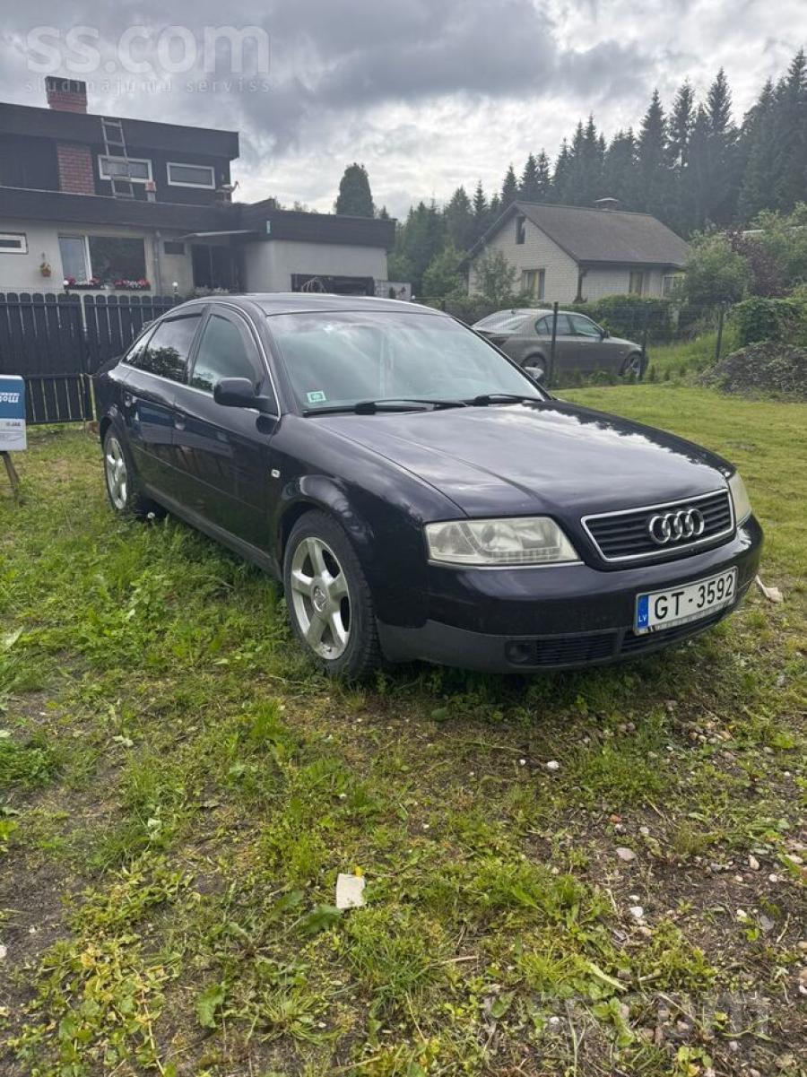 Blue Audi A6 1998 in Riga, with an engine capacity of 2.50 L and mileage of 352 thousand km for 980 €, photo 2 on AUTOMOTO.COM.LV