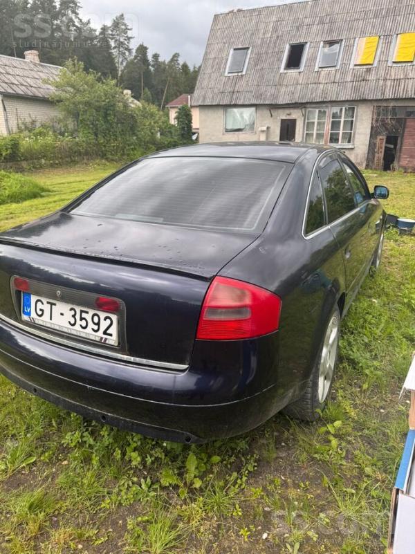 Blue Audi A6 1998 in Riga, with an engine capacity of 2.50 L and mileage of 352 thousand km for 980 €, photo 3 on AUTOMOTO.COM.LV