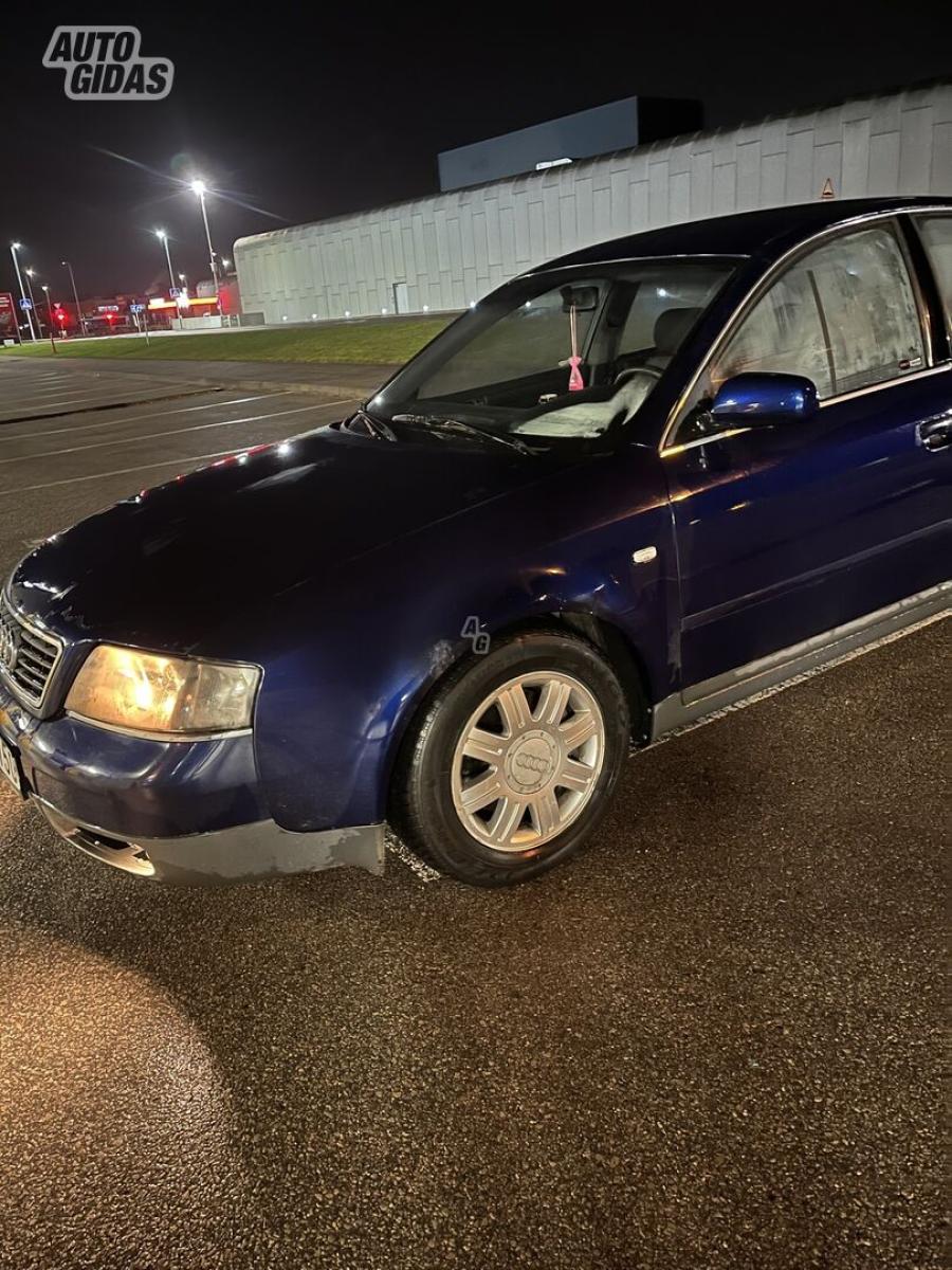 Blue Audi A6 1998 in Panevezys, with an engine capacity of 1.80 L and mileage of 330 thousand km for 850 €, photo 6 on AUTOMOTO.COM.LV