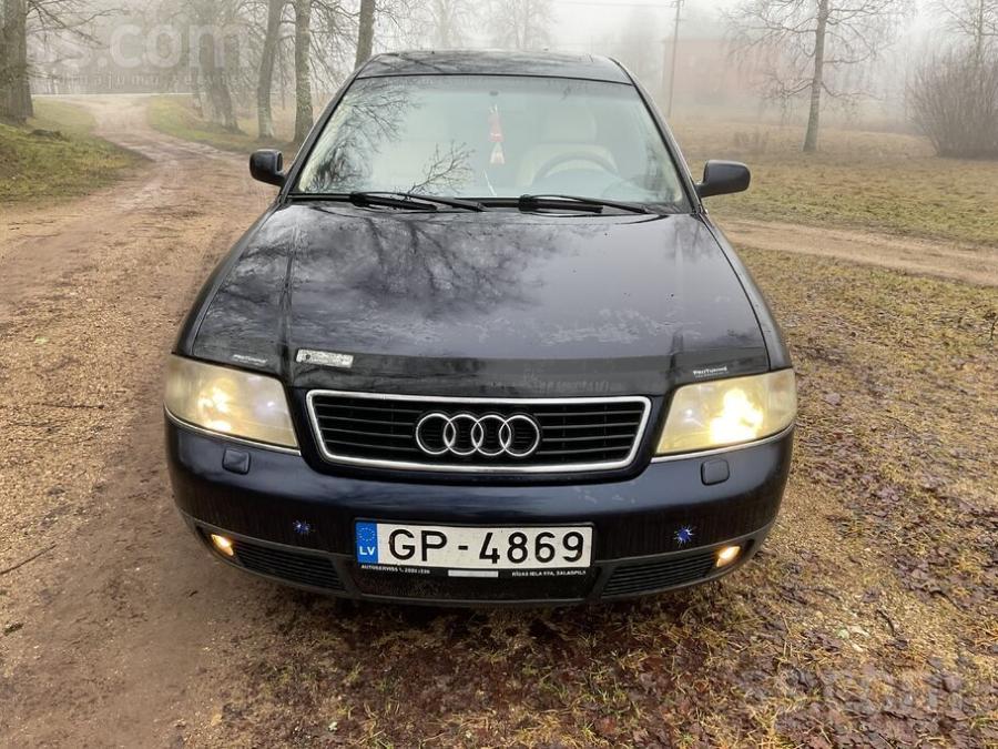 Zils Audi A6 1998 Cēsis, ar dzinēja tilpumu 2.40 L un nobraukumu 280 tūkst. km par 1200 €, foto 2 vietnē AUTOMOTO.COM.LV