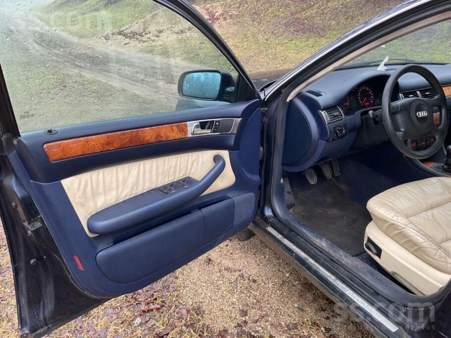 Zils Audi A6 1998 Cēsis, ar dzinēja tilpumu 2.40 L un nobraukumu 280 tūkst. km par 1200 €, foto 8 vietnē AUTOMOTO.COM.LV