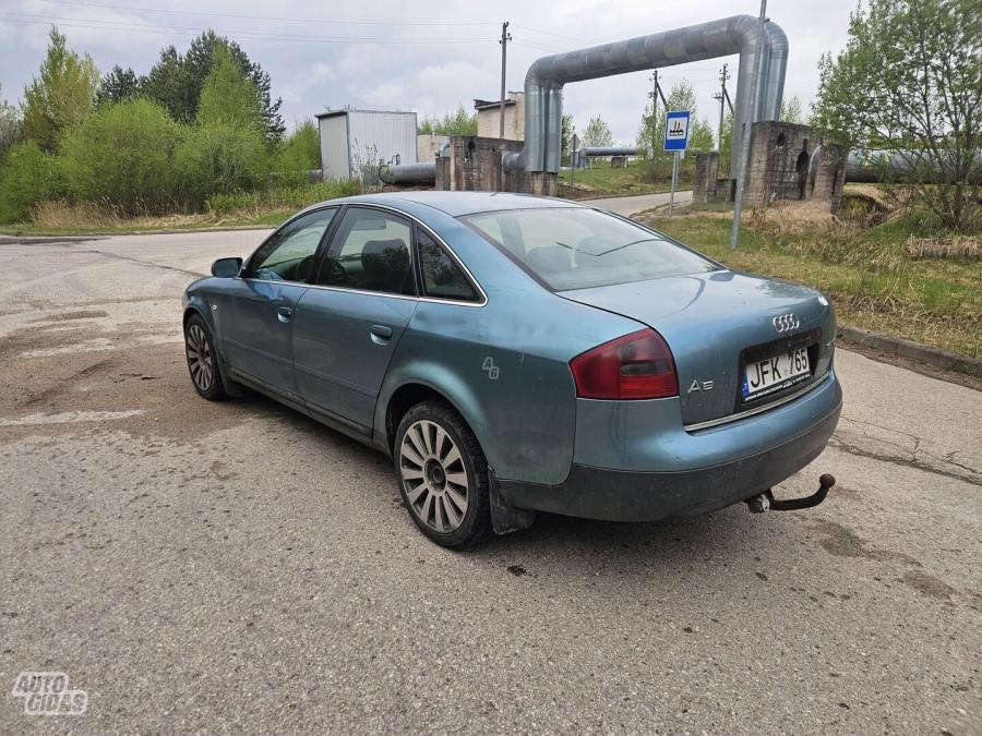Blue Audi A6 1998 in Visaginas, with an engine capacity of 1.90 L and mileage of 408 thousand km for 1150 €, photo 4 on AUTOMOTO.COM.LV