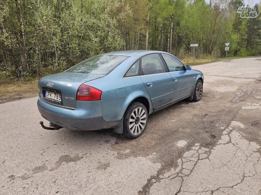 Blue Audi A6 1998 in Visaginas, with an engine capacity of 1.90 L and mileage of 408 thousand km for 1150 €, photo 5 on AUTOMOTO.COM.LV