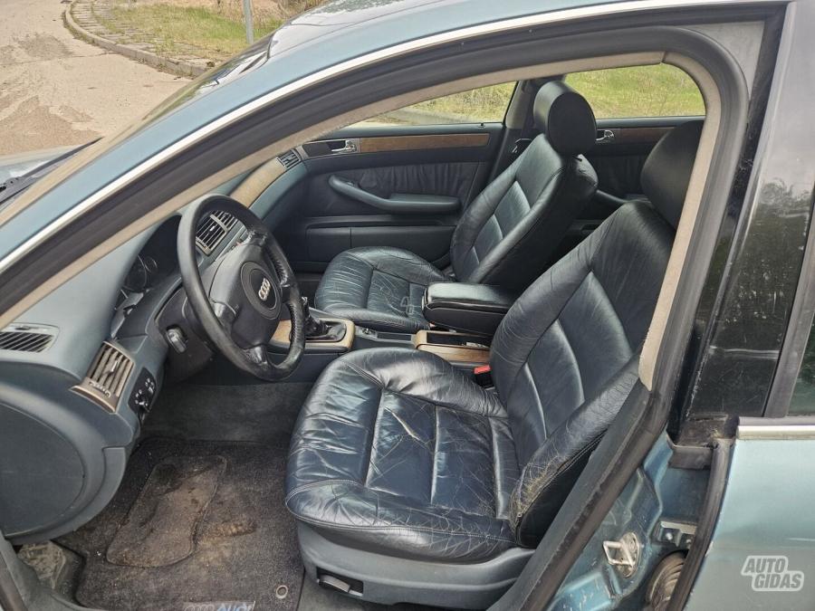 Blue Audi A6 1998 in Visaginas, with an engine capacity of 1.90 L and mileage of 408 thousand km for 1150 €, photo 9 on AUTOMOTO.COM.LV