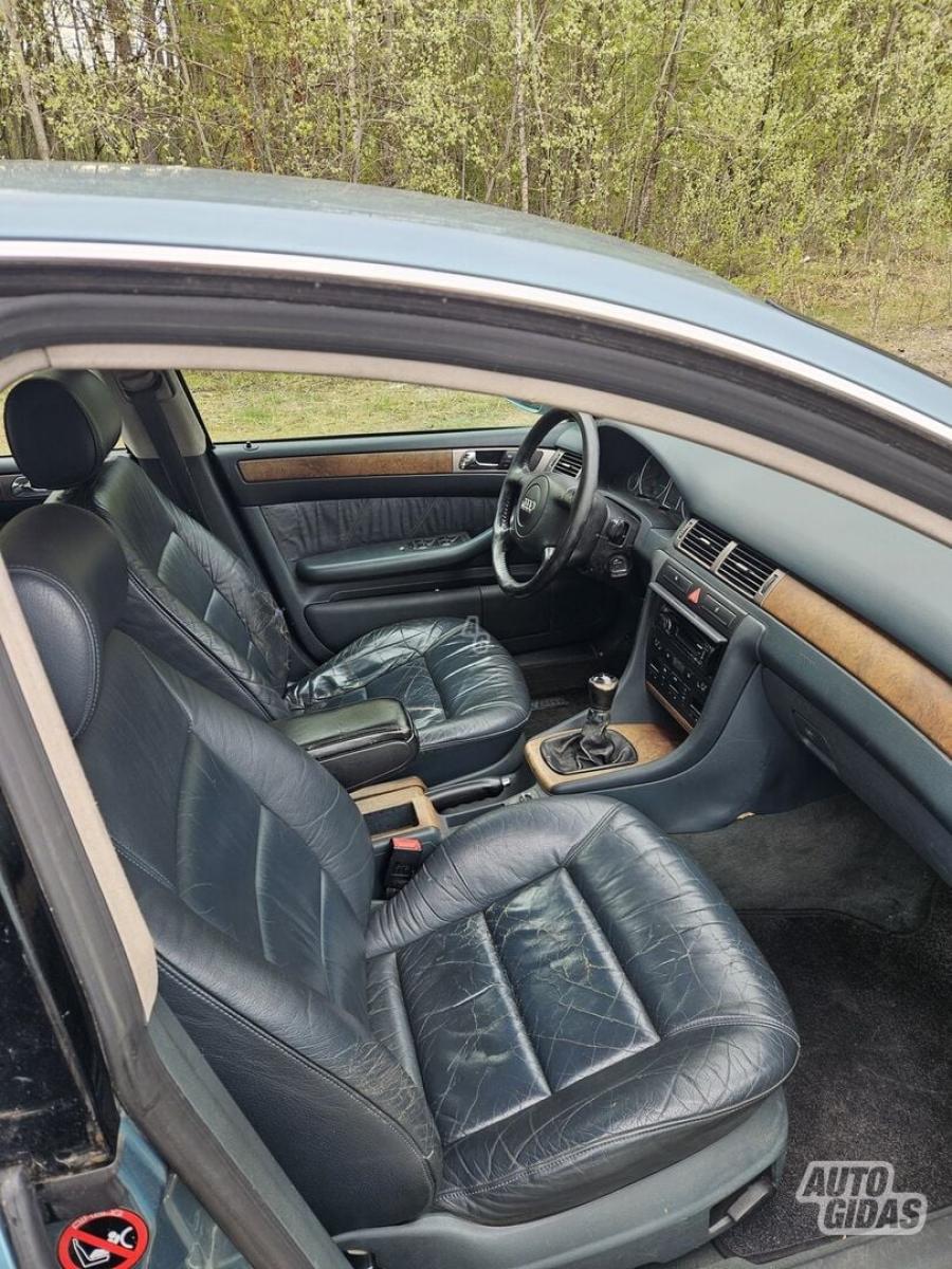 Blue Audi A6 1998 in Visaginas, with an engine capacity of 1.90 L and mileage of 408 thousand km for 1150 €, photo 11 on AUTOMOTO.COM.LV