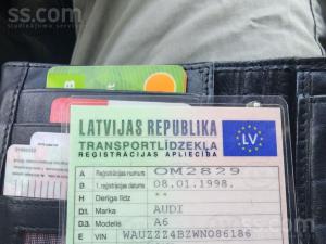 Zils Audi A6 1998 Rīga, ar dzinēja tilpumu 1.90 L un nobraukumu 340 tūkst. km par 1300 €, foto 9 vietnē AUTOMOTO.COM.LV