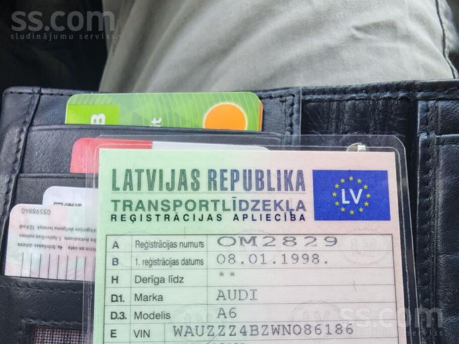 Zils Audi A6 1998 Rīga, ar dzinēja tilpumu 1.90 L un nobraukumu 340 tūkst. km par 1300 €, foto 9 vietnē AUTOMOTO.COM.LV