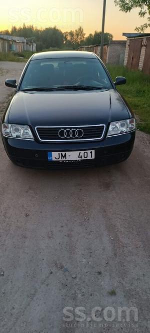 Zils Audi A6 1998 Daugavpils, ar dzinēja tilpumu 1.90 L un nobraukumu 376 tūkst. km par 1300 €, foto  vietnē AUTOMOTO.COM.LV