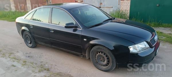 Blue Audi A6 1998 in Daugavpils, with an engine capacity of 1.90 L and mileage of 376 thousand km for 1300 €, photo 3 on AUTOMOTO.COM.LV