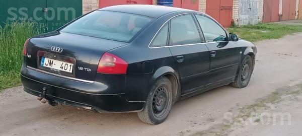 Blue Audi A6 1998 in Daugavpils, with an engine capacity of 1.90 L and mileage of 376 thousand km for 1300 €, photo 5 on AUTOMOTO.COM.LV