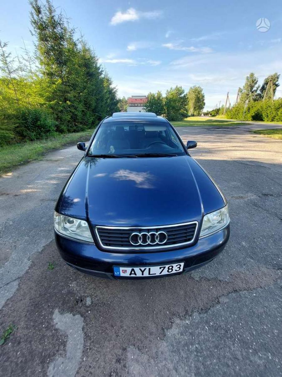 Синий Ауди А6 1998 в Шальчининкай, объемом двигателя 1.90 л и пробегом 341 тыс. км за 1400 €, фото 3 на AUTOMOTO.COM.LV