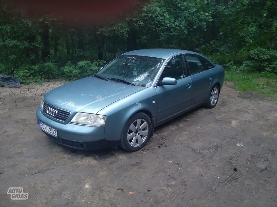 Blue Audi A6 1998 in Vilnius, with an engine capacity of 1.80 L and mileage of 321 thousand km for 950 €, photo 3 on AUTOMOTO.COM.LV