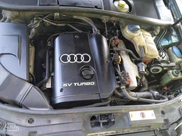 Blue Audi A6 1998 in Vilnius, with an engine capacity of 1.80 L and mileage of 321 thousand km for 950 €, photo 6 on AUTOMOTO.COM.LV