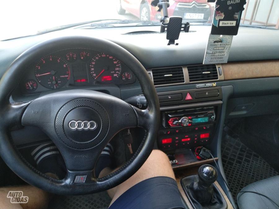 Blue Audi A6 1998 in Vilnius, with an engine capacity of 1.80 L and mileage of 321 thousand km for 950 €, photo 8 on AUTOMOTO.COM.LV