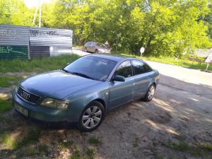 Blue Audi A6 1998 in Vilnius, with an engine capacity of 1.80 L and mileage of 321 thousand km for 950 €, photo 9 on AUTOMOTO.COM.LV