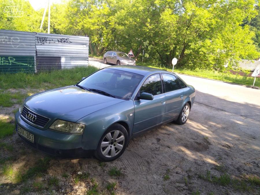 Blue Audi A6 1998 in Vilnius, with an engine capacity of 1.80 L and mileage of 321 thousand km for 950 €, photo 9 on AUTOMOTO.COM.LV