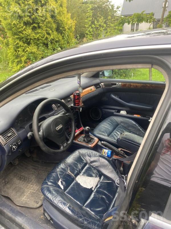Blue Audi A6 1998 in Tukums, with an engine capacity of 1.90 L and mileage of 450 thousand km for 1100 €, photo 5 on AUTOMOTO.COM.LV