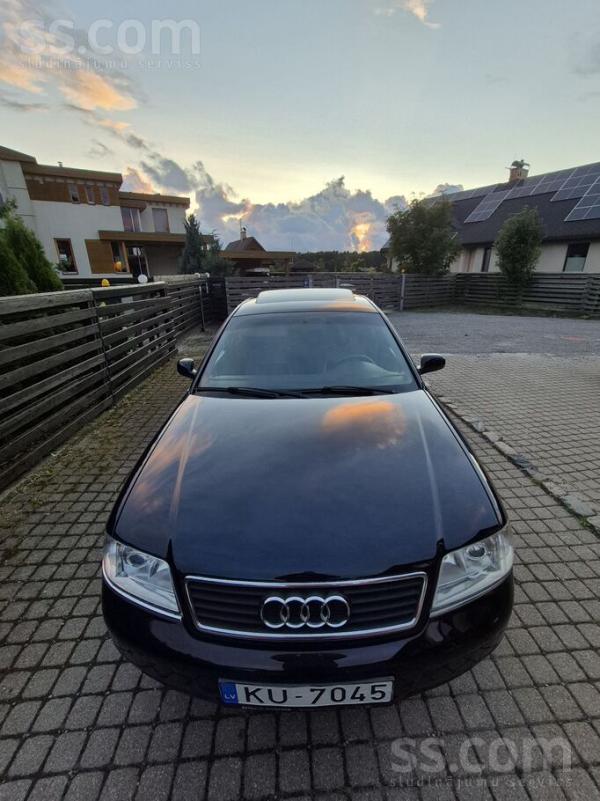 Blue Audi A6 1998 in Riga, with an engine capacity of 2.40 L and mileage of 307 thousand km for 3190 €, photo 6 on AUTOMOTO.COM.LV