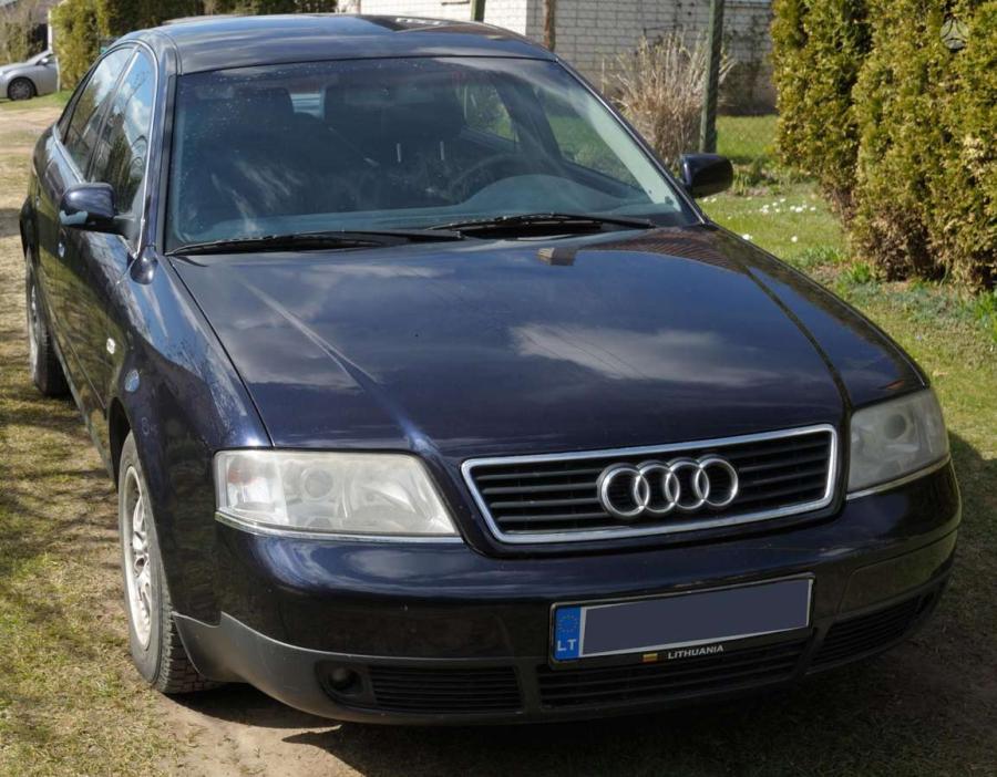 Zils Audi A6 1998 Viļņa, ar dzinēja tilpumu 1.90 L un nobraukumu 300 tūkst. km par 1500 €, foto 1 vietnē AUTOMOTO.COM.LV