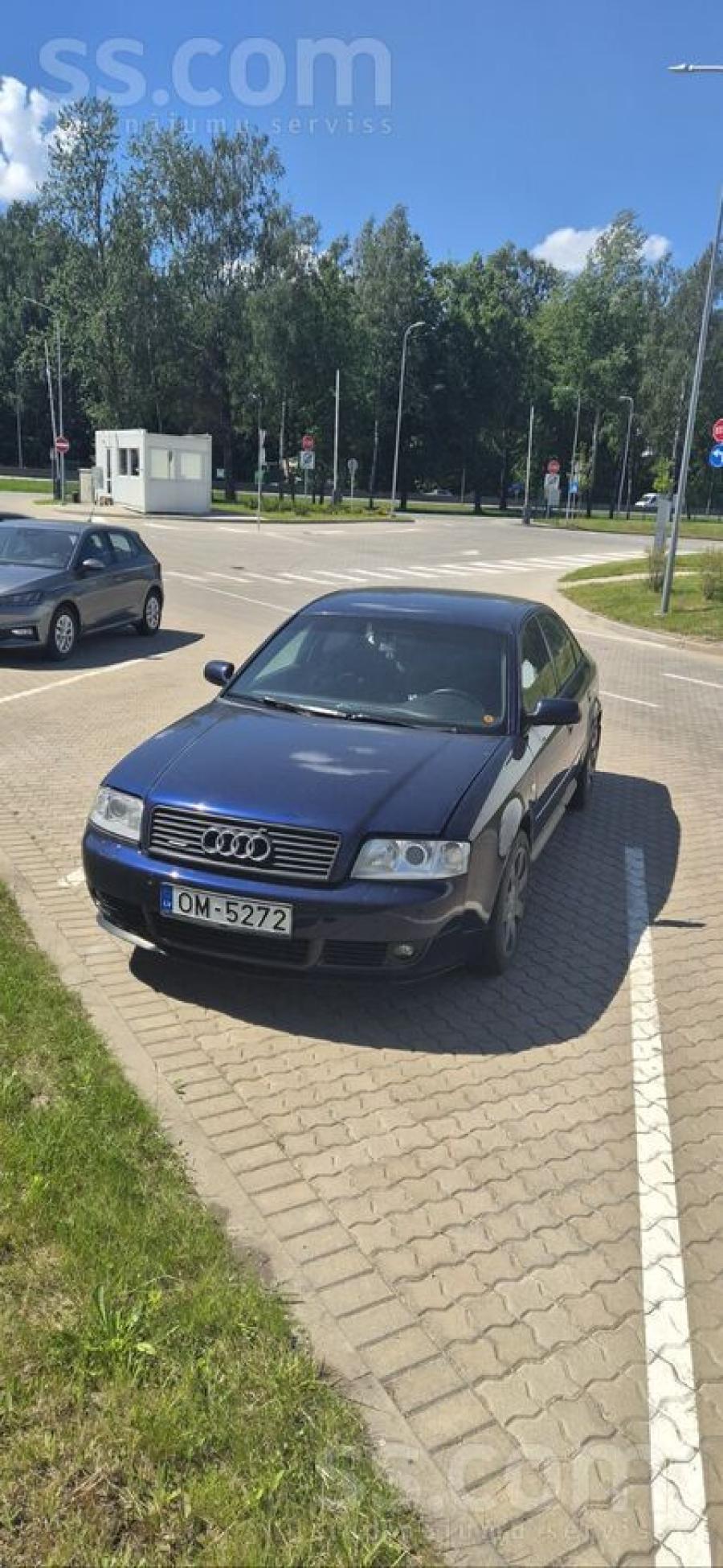 Blue Audi A6 1999 in Riga, with an engine capacity of 1.90 L and mileage of 430 thousand km for 2200 €, photo 1 on AUTOMOTO.COM.LV