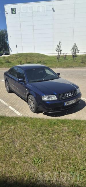 Blue Audi A6 1999 in Riga, with an engine capacity of 1.90 L and mileage of 430 thousand km for 2200 €, photo 3 on AUTOMOTO.COM.LV