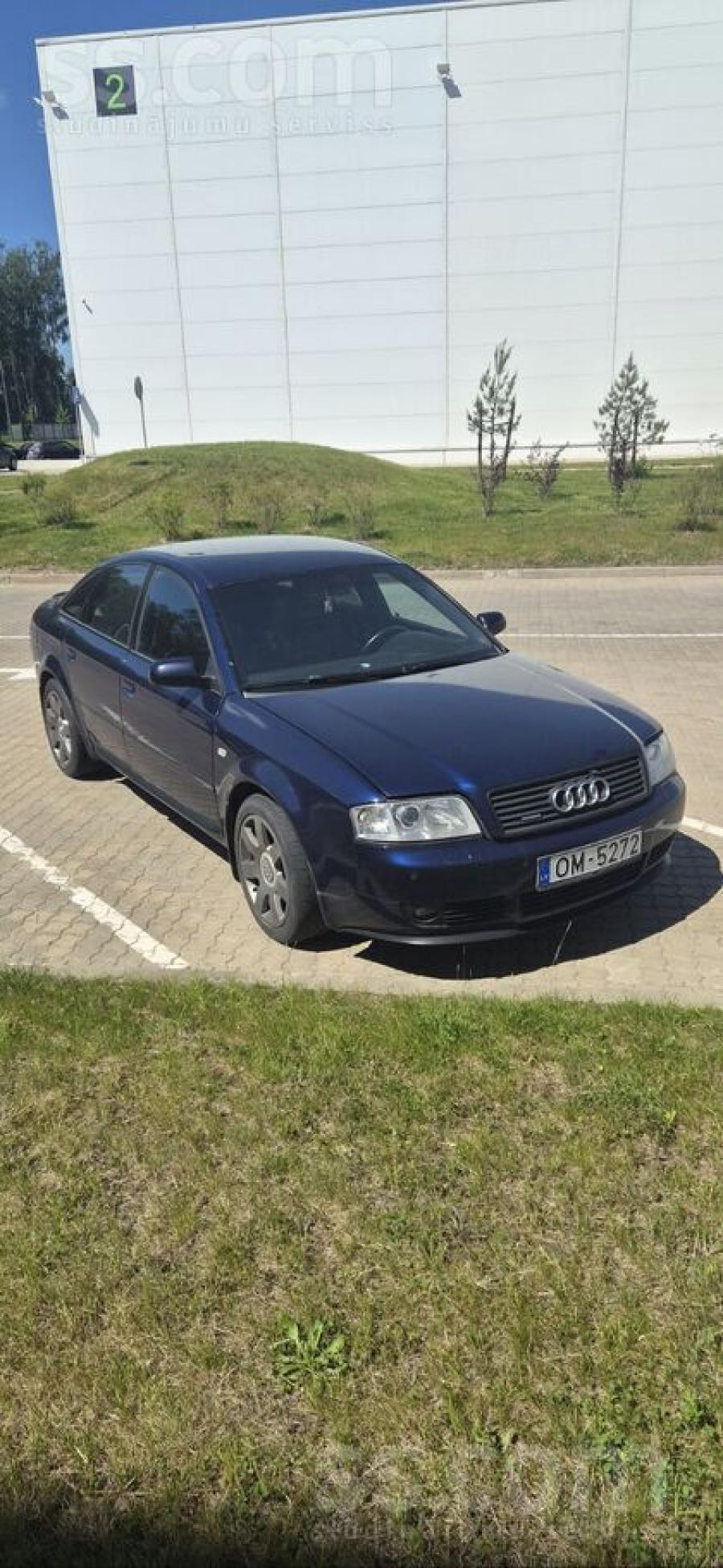 Blue Audi A6 1999 in Riga, with an engine capacity of 1.90 L and mileage of 430 thousand km for 2200 €, photo 3 on AUTOMOTO.COM.LV