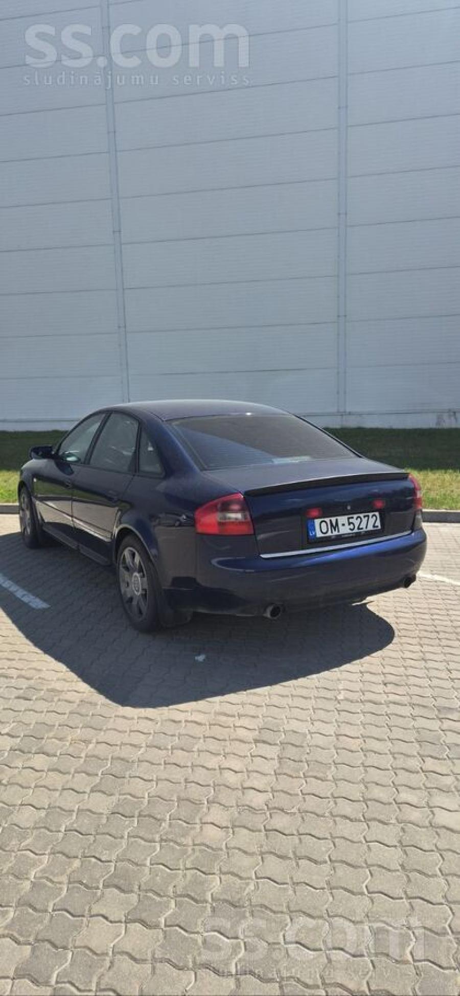 Blue Audi A6 1999 in Riga, with an engine capacity of 1.90 L and mileage of 430 thousand km for 2200 €, photo 4 on AUTOMOTO.COM.LV
