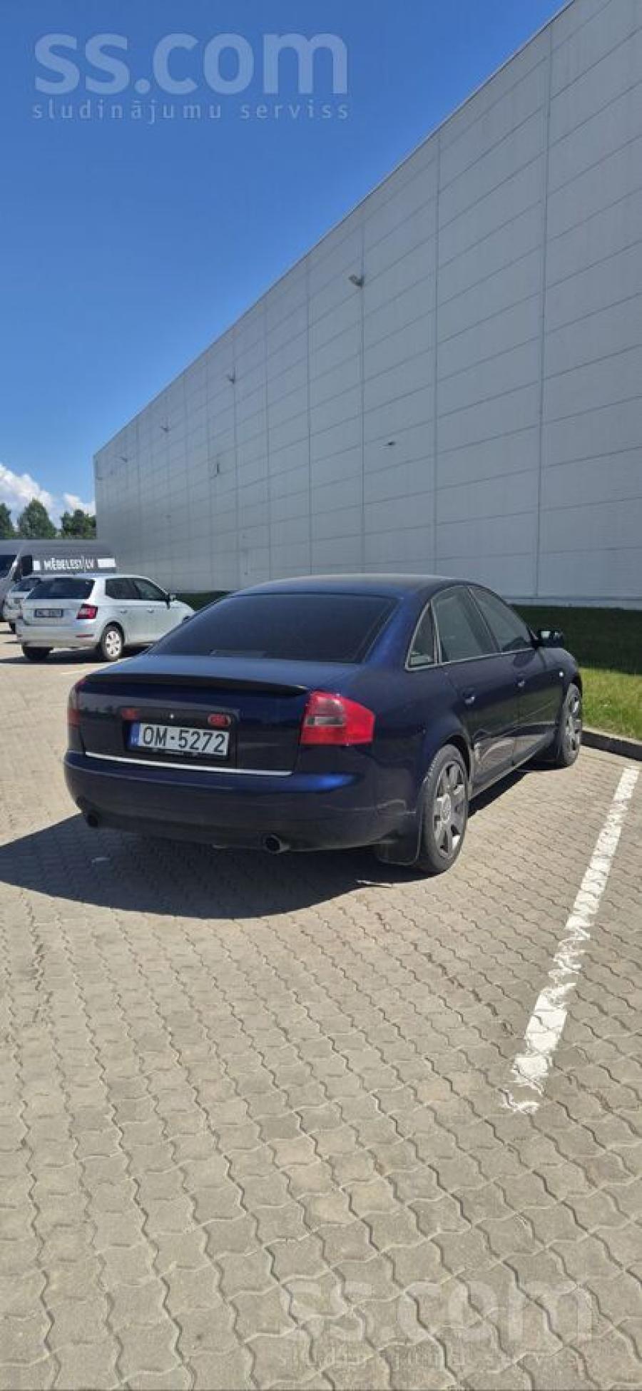Blue Audi A6 1999 in Riga, with an engine capacity of 1.90 L and mileage of 430 thousand km for 2200 €, photo 5 on AUTOMOTO.COM.LV