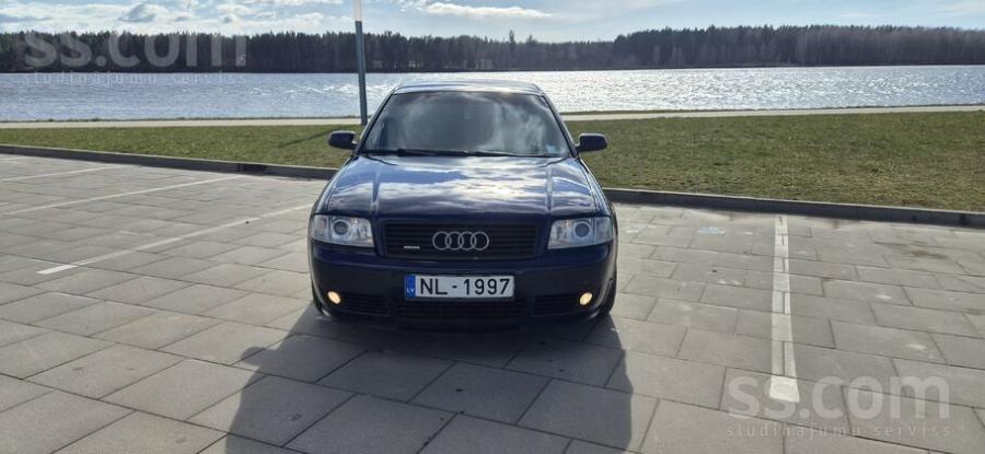 Blue Audi A6 1999 in Riga, with an engine capacity of 1.90 L and mileage of 430 thousand km for 2600 €, photo 1 on AUTOMOTO.COM.LV
