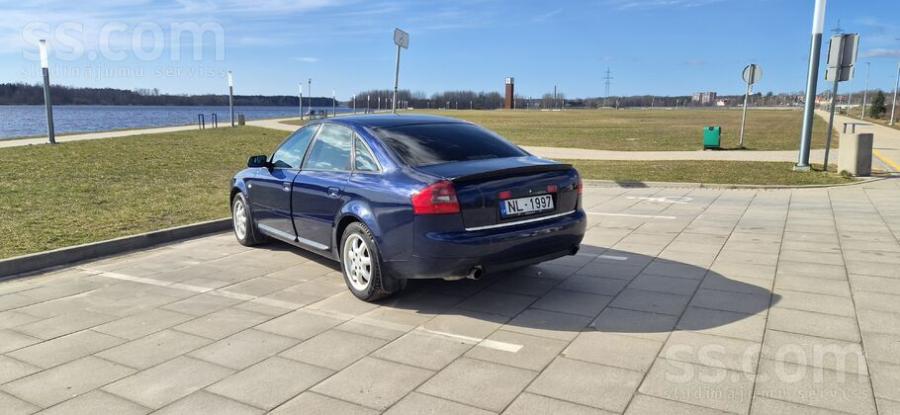 Blue Audi A6 1999 in Riga, with an engine capacity of 1.90 L and mileage of 430 thousand km for 2600 €, photo 6 on AUTOMOTO.COM.LV