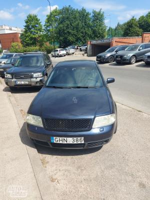 Zils Audi A6 1999 Viļņa, ar dzinēja tilpumu 2.40 L un nobraukumu 400 tūkst. km par 750 €, foto  vietnē AUTOMOTO.COM.LV