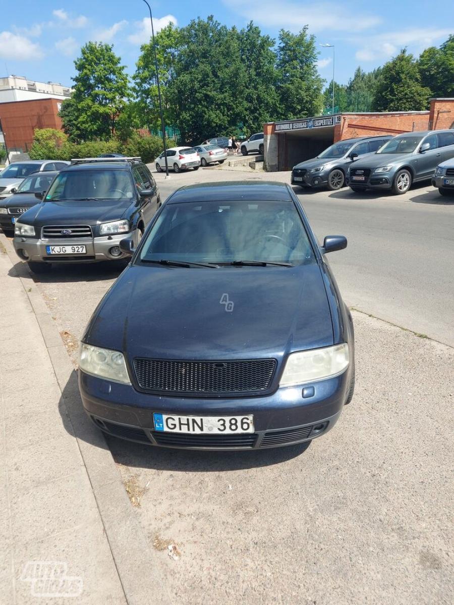 Blue Audi A6 1999 in Vilnius, with an engine capacity of 2.40 L and mileage of 400 thousand km for 750 €, photo 1 on AUTOMOTO.COM.LV