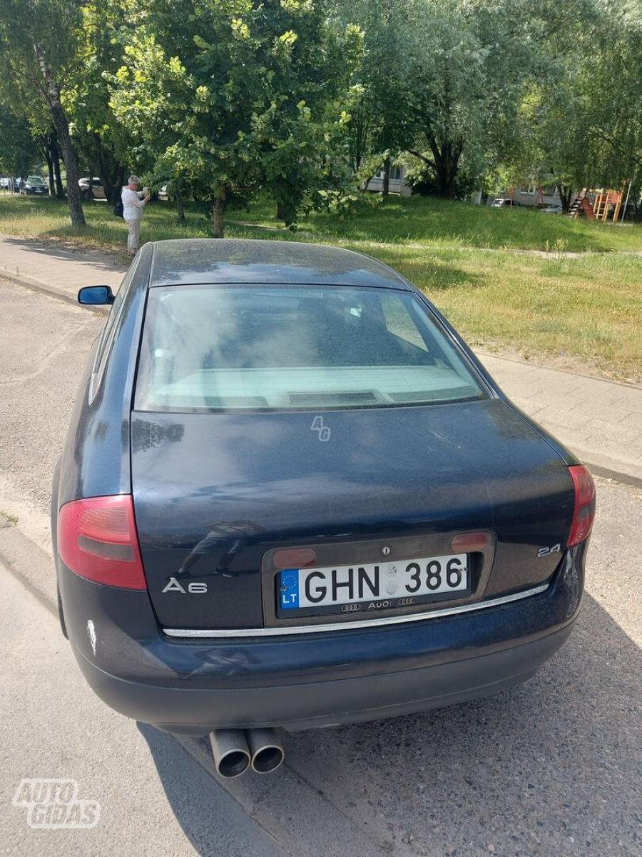 Blue Audi A6 1999 in Vilnius, with an engine capacity of 2.40 L and mileage of 400 thousand km for 750 €, photo 4 on AUTOMOTO.COM.LV