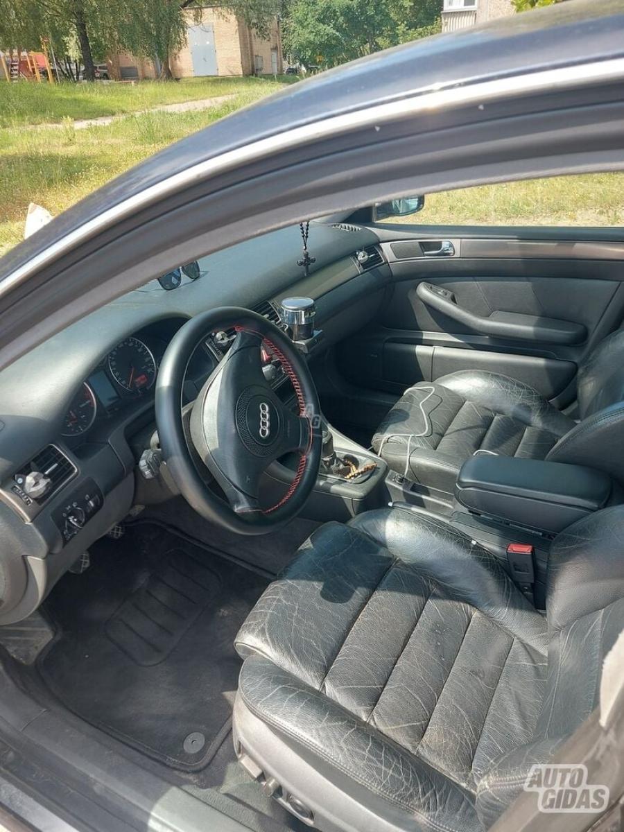 Blue Audi A6 1999 in Vilnius, with an engine capacity of 2.40 L and mileage of 400 thousand km for 750 €, photo 7 on AUTOMOTO.COM.LV