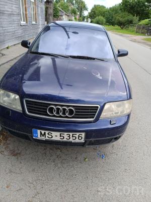 Blue Audi A6 1999 in Jurmala, with an engine capacity of 2.40 L and mileage of 0 thousand km for 600 €, photo  on AUTOMOTO.COM.LV