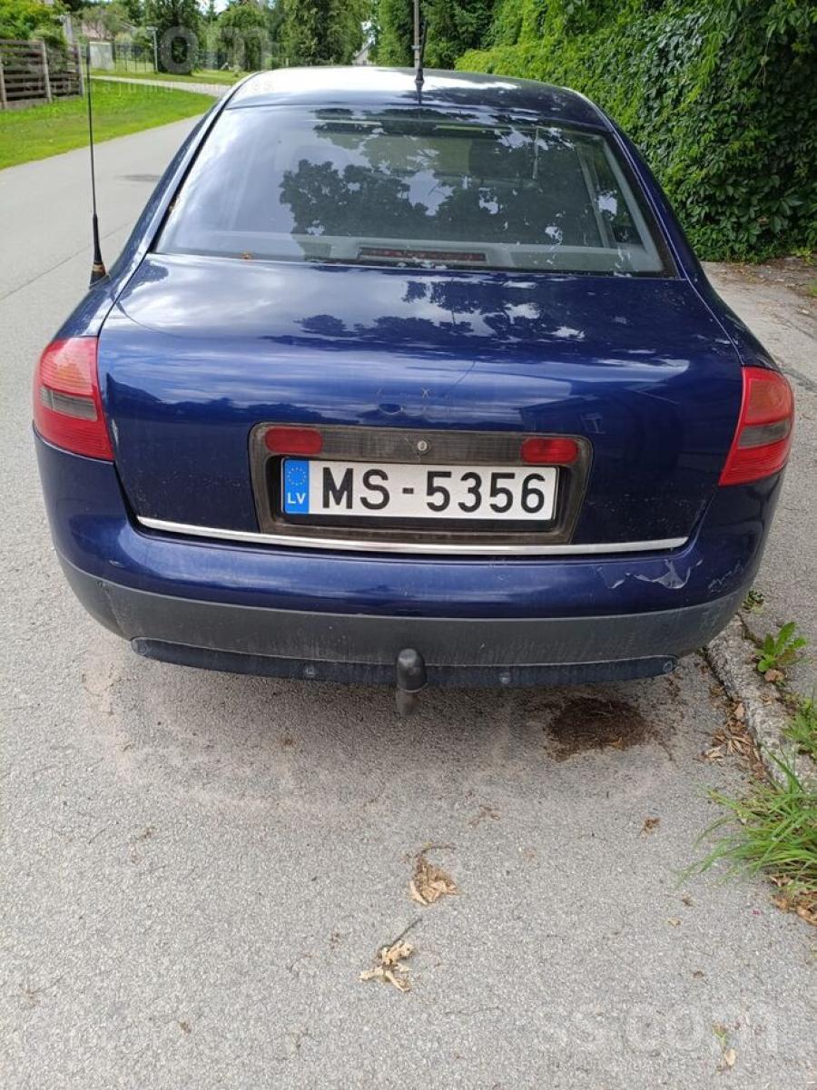 Blue Audi A6 1999 in Jurmala, with an engine capacity of 2.40 L and mileage of 0 thousand km for 600 €, photo 4 on AUTOMOTO.COM.LV