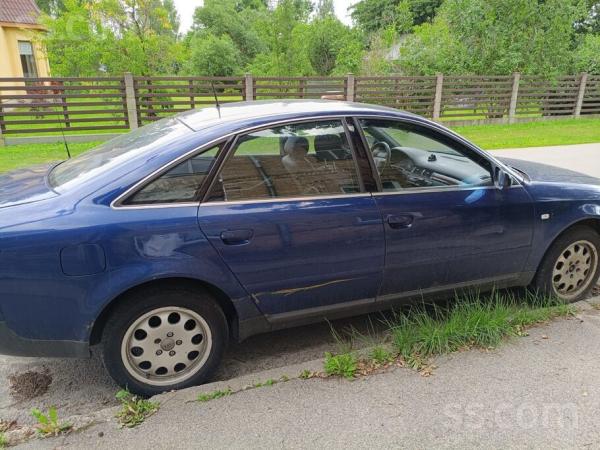 Blue Audi A6 1999 in Jurmala, with an engine capacity of 2.40 L and mileage of 0 thousand km for 600 €, photo 5 on AUTOMOTO.COM.LV