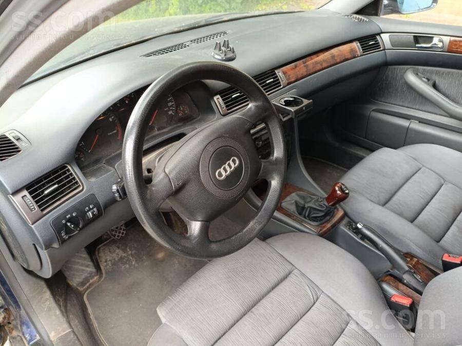 Blue Audi A6 1999 in Jurmala, with an engine capacity of 2.40 L and mileage of 0 thousand km for 600 €, photo 7 on AUTOMOTO.COM.LV
