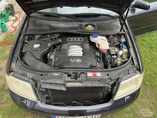 Blue Audi A6 1999 in Kaunas, with an engine capacity of 2.40 L and mileage of 245 thousand km for 1100 €, photo 8 on AUTOMOTO.COM.LV