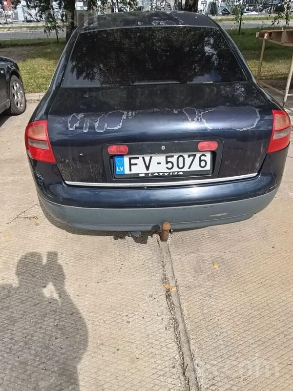 Blue Audi A6 1999 in Liepaja, with an engine capacity of 1.80 L and mileage of 316 thousand km for 850 €, photo 3 on AUTOMOTO.COM.LV