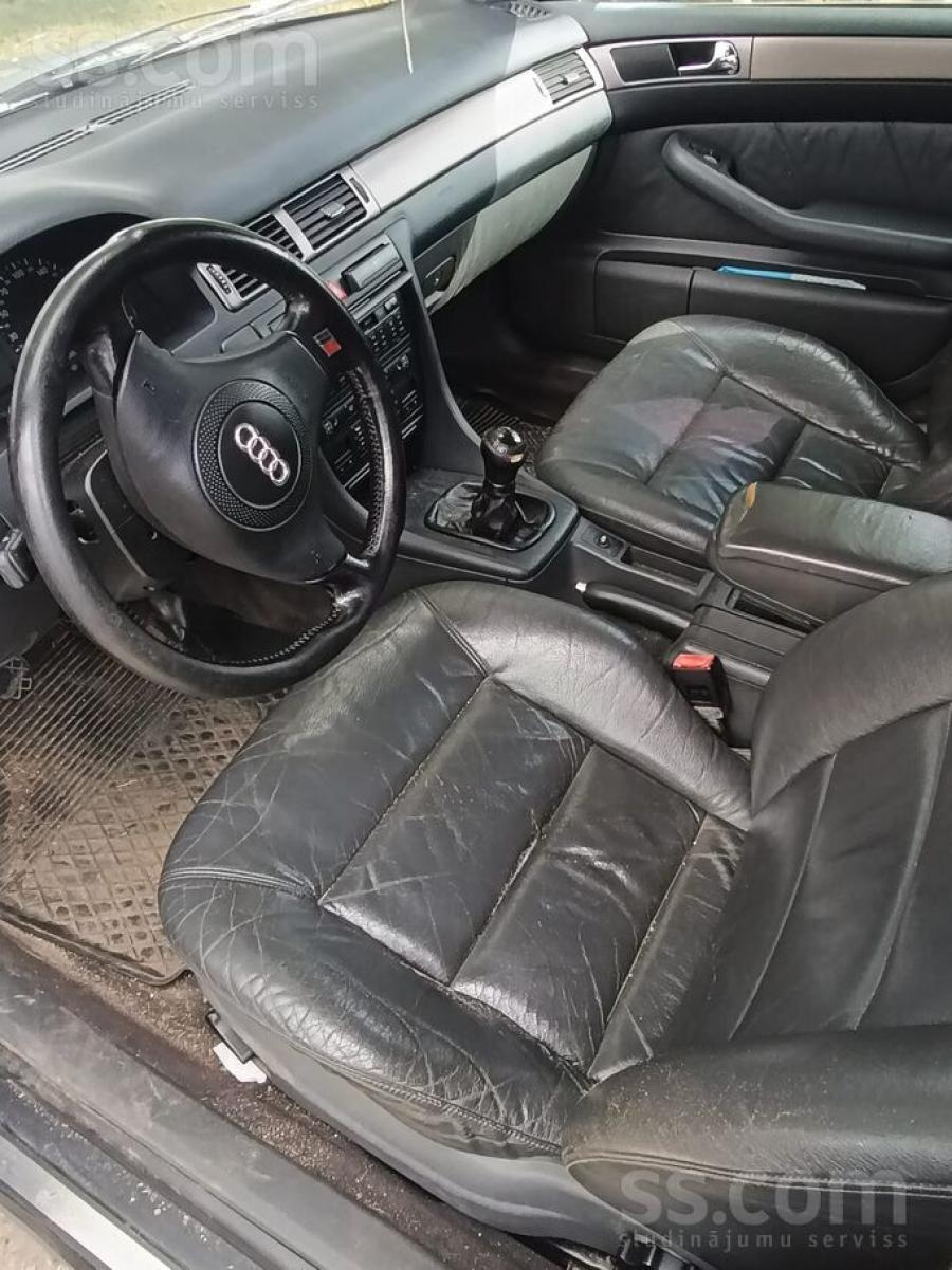Zils Audi A6 1999 Liepāja, ar dzinēja tilpumu 1.80 L un nobraukumu 316 tūkst. km par 850 €, foto 6 vietnē AUTOMOTO.COM.LV