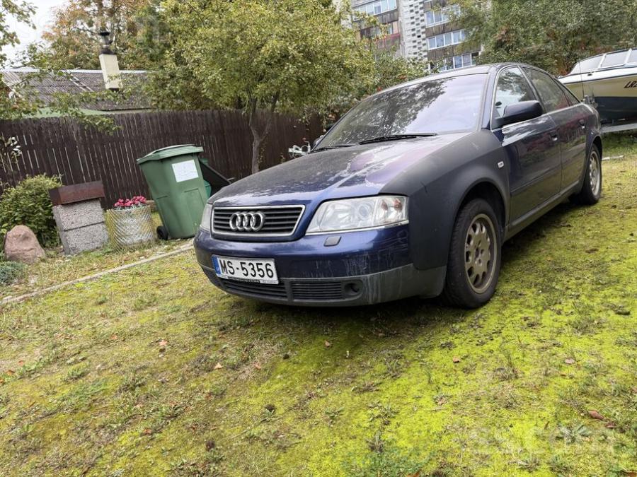 Blue Audi A6 1999 in Riga, with an engine capacity of 2.40 L and mileage of 412 thousand km for 1300 €, photo 1 on AUTOMOTO.COM.LV