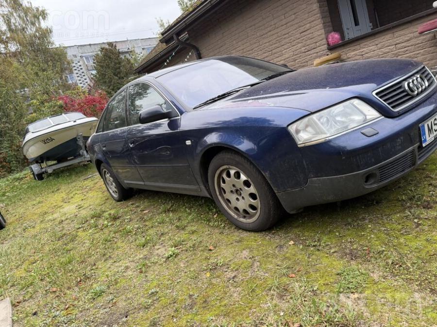 Blue Audi A6 1999 in Riga, with an engine capacity of 2.40 L and mileage of 412 thousand km for 1300 €, photo 3 on AUTOMOTO.COM.LV