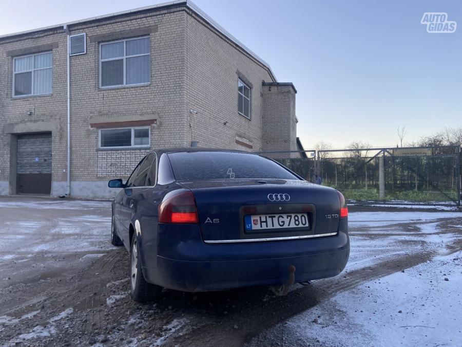 Blue Audi A6 2000 in Siauliai, with an engine capacity of 1.90 L and mileage of 355 thousand km for 1000 €, photo 6 on AUTOMOTO.COM.LV