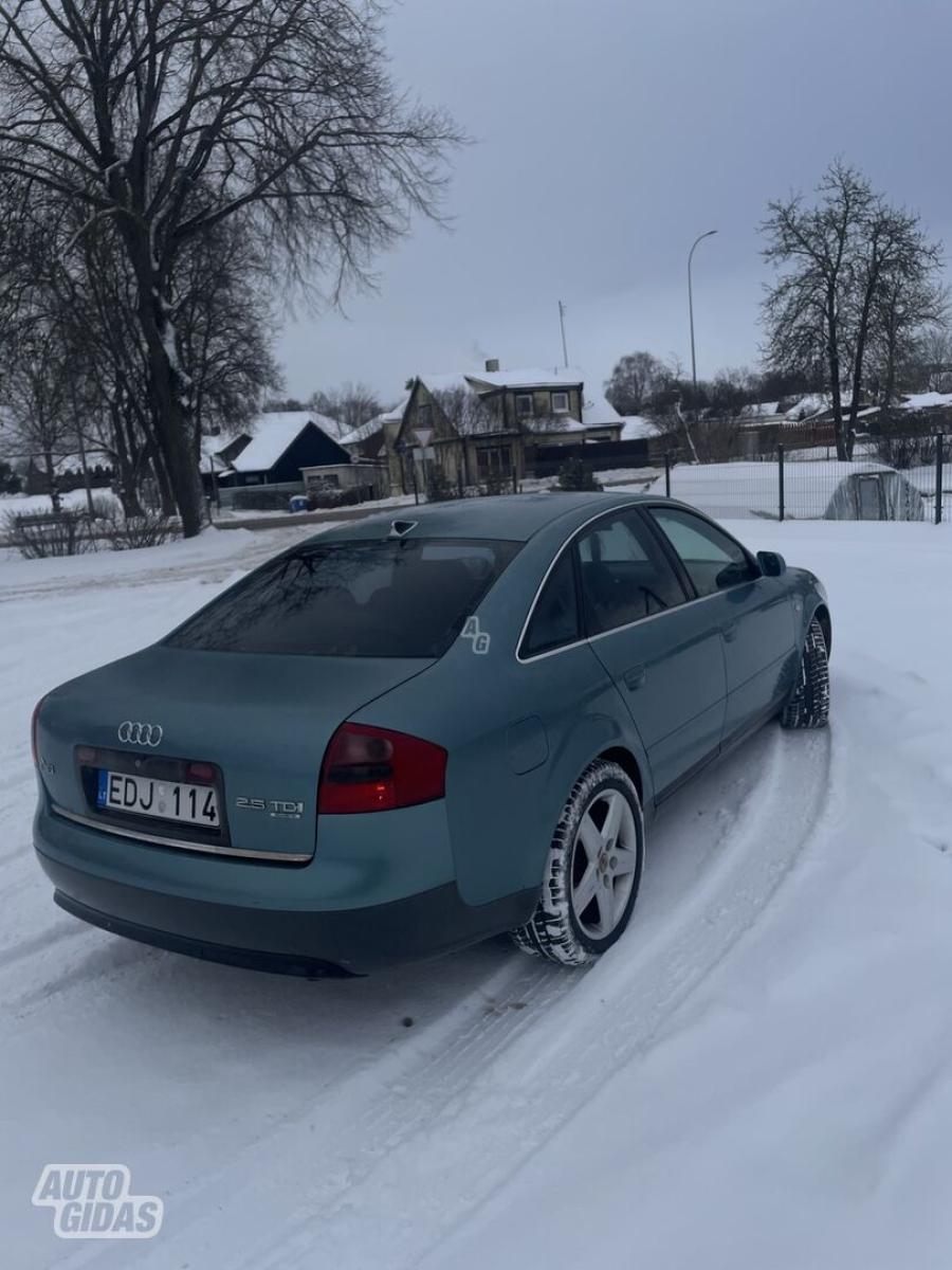 Blue Audi A6 2000 in Ukmerge, with an engine capacity of 2.50 L and mileage of 388 thousand km for 1100 €, photo 3 on AUTOMOTO.COM.LV