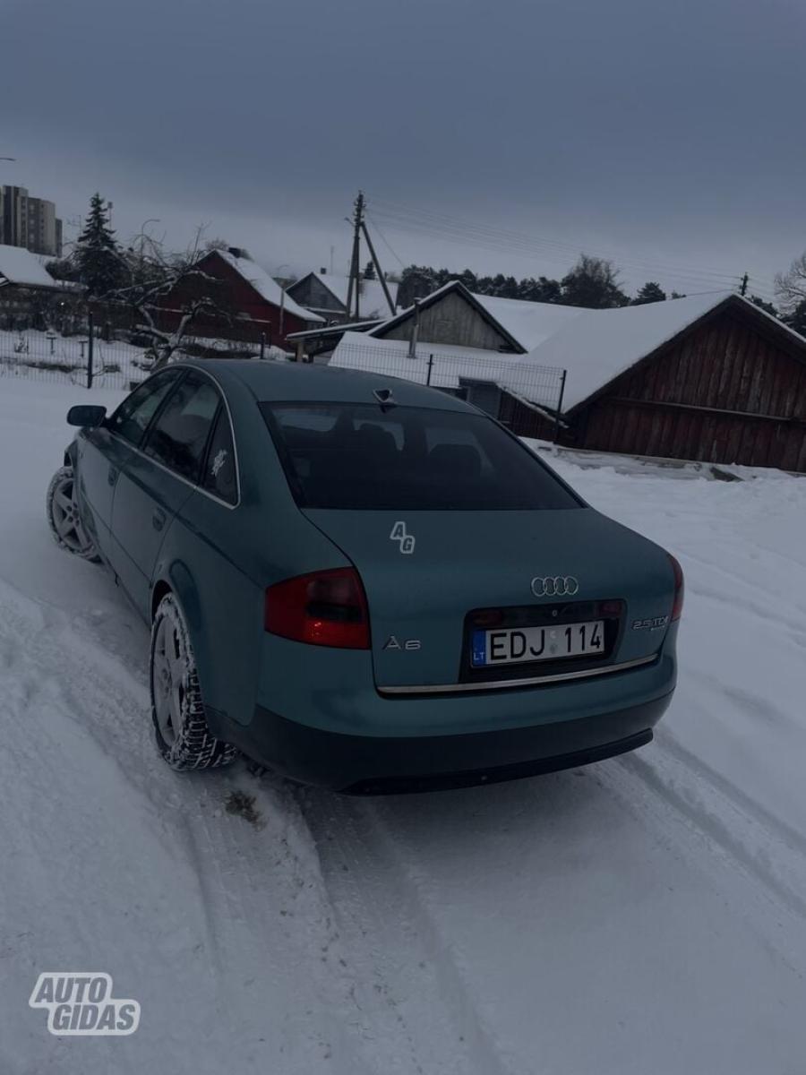 Blue Audi A6 2000 in Ukmerge, with an engine capacity of 2.50 L and mileage of 388 thousand km for 1100 €, photo 4 on AUTOMOTO.COM.LV