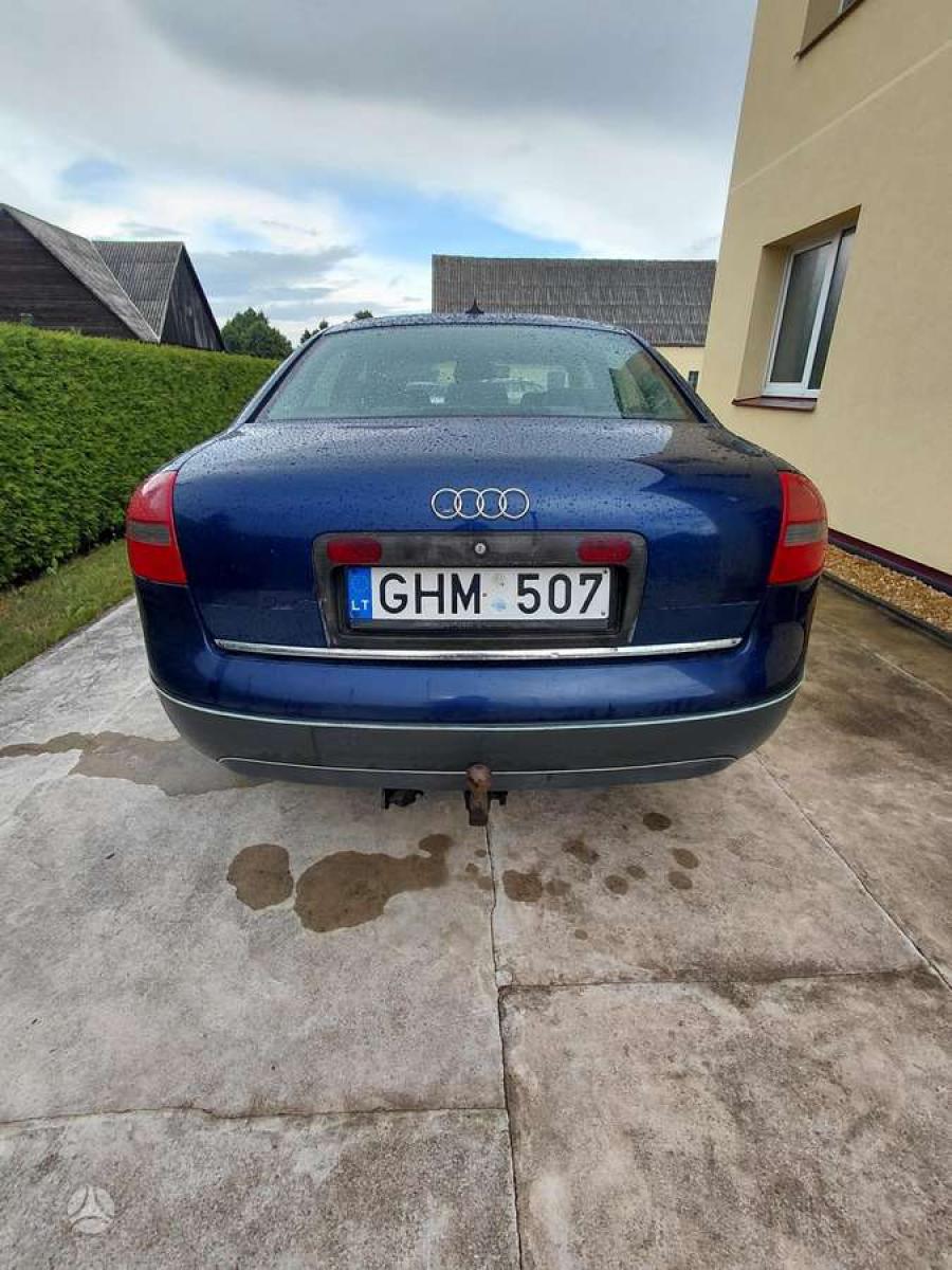 Zils Audi A6 2000 Šakiai, ar dzinēja tilpumu 2.50 L un nobraukumu 379 tūkst. km par 750 €, foto 5 vietnē AUTOMOTO.COM.LV