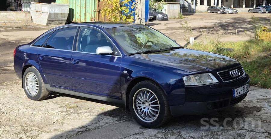 Blue Audi A6 2000 in Riga, with an engine capacity of 2.80 L and mileage of 300 thousand km for 2300 €, photo 1 on AUTOMOTO.COM.LV