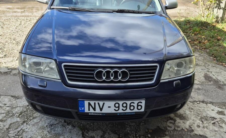 Blue Audi A6 2000 in Riga, with an engine capacity of 2.80 L and mileage of 300 thousand km for 2300 €, photo 7 on AUTOMOTO.COM.LV